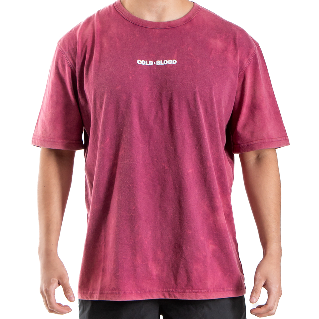 POLERA BASIC DYE CHERRY - coldblood.cl - Coldblood