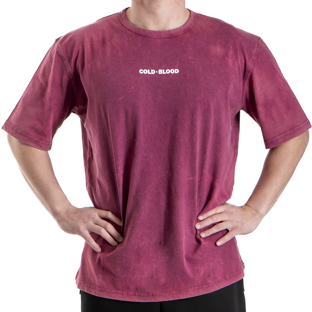 POLERA BASIC DYE CHERRY - coldblood.cl - Coldblood